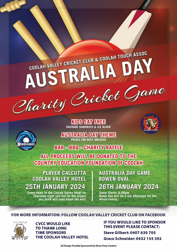 Australia Day Charity Cricket Match – Coolah